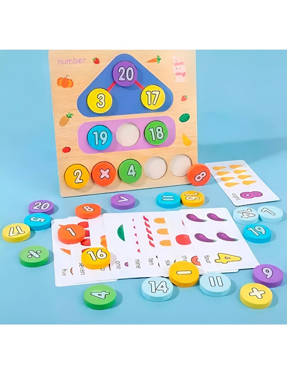 Juego De Mesa Reloj Cartas Operaciones Matematicas Desarollo$39.900Dayoshop